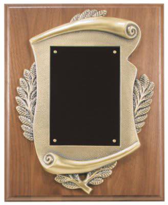 Genuine Walnut Step Edge Plaque - Stylish Award Frame – AKD Ink