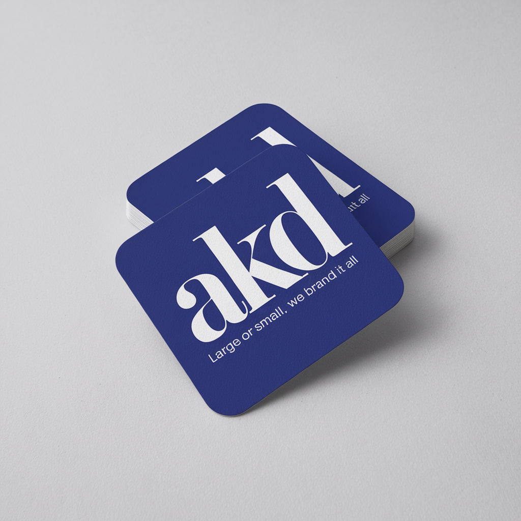 Custom Square Business Cards - Quality Printing at AKD Ink